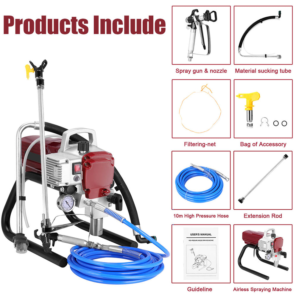 Commercial Airless Paint Sprayer Station Wall Spraying Machine — Beepzoo